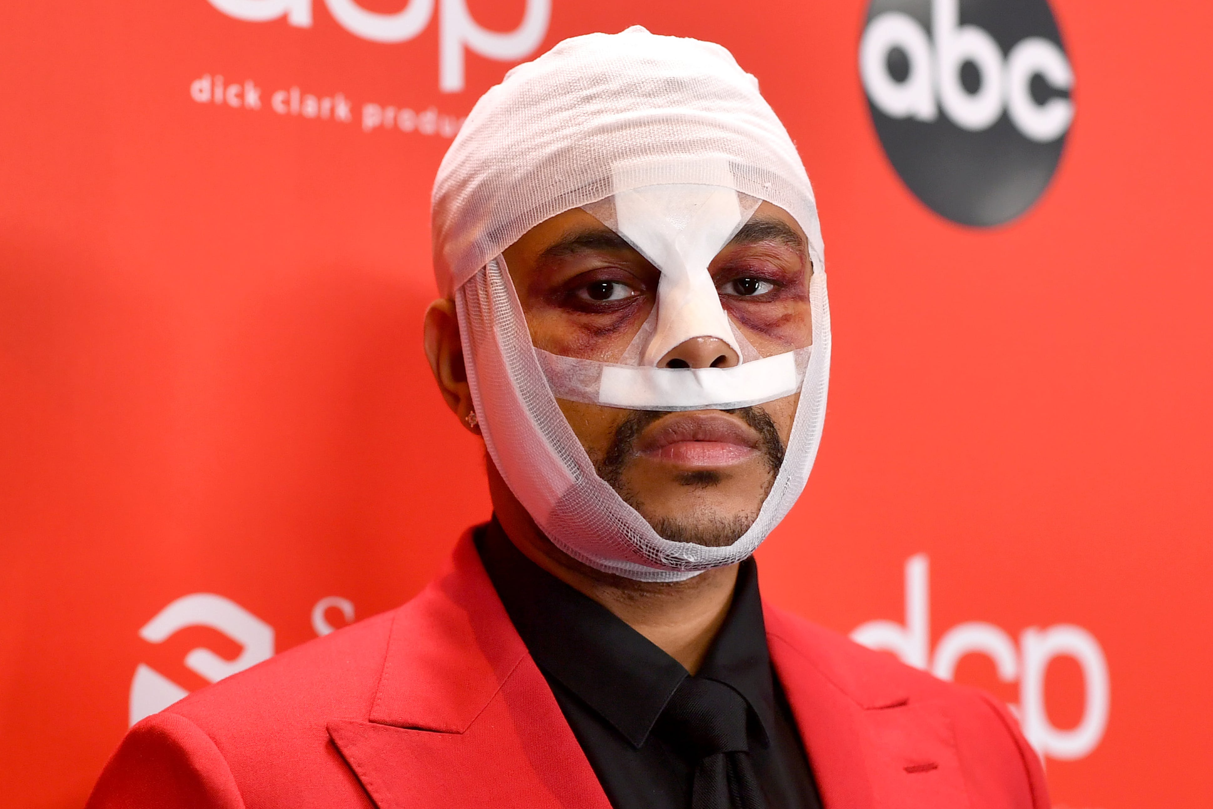 What Happened to The Weeknd's Face at the AMAs? | POPSUGAR Beauty