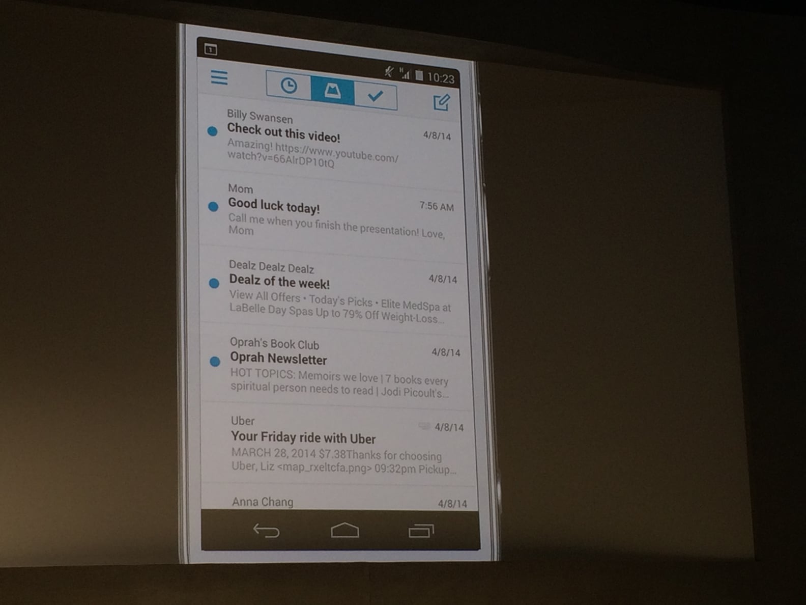 Mailbox For Android App | PS Tech
