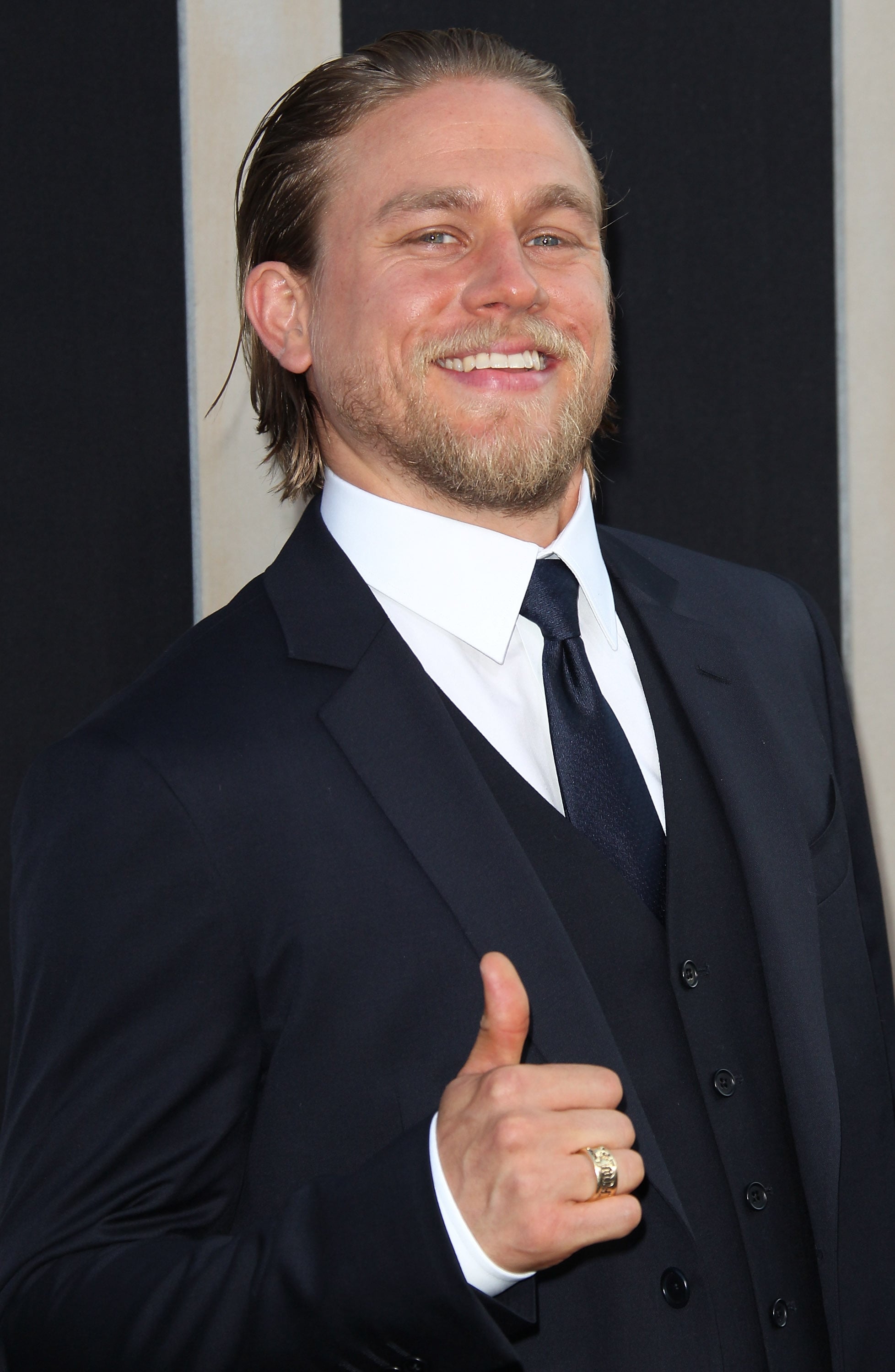 Charlie Hunnam Bun