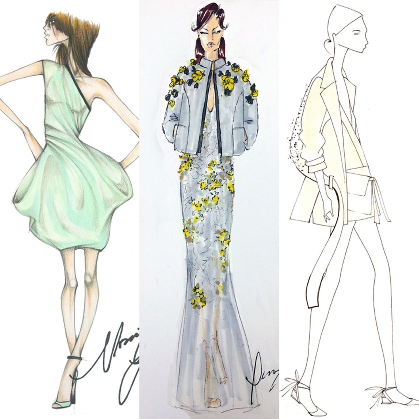 Designer Sketches From New York Fashion Week Spring 2015 | PS Fashion