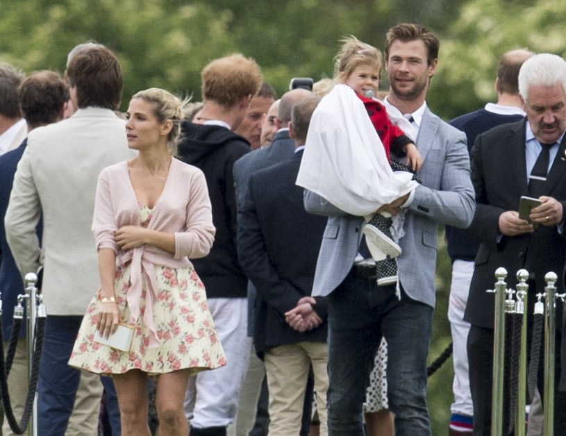 Chris Hemsworth's Family Meets Princes William and Harry | POPSUGAR ...