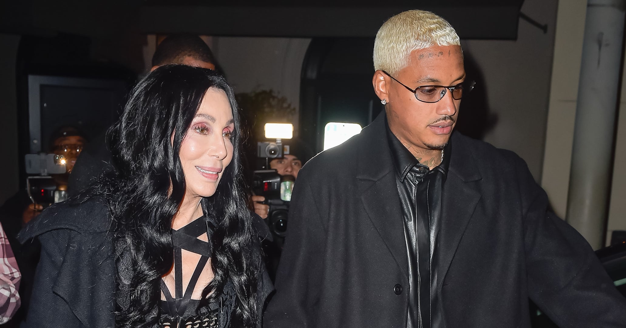 Cher and Alexander Edwards Attend Super Bowl Party Together | PS Celebrity