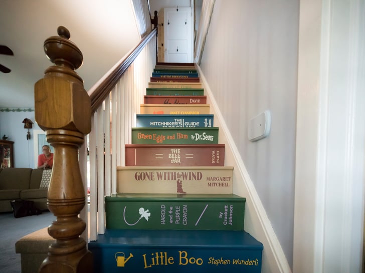 DIY Book Staircase | POPSUGAR Home