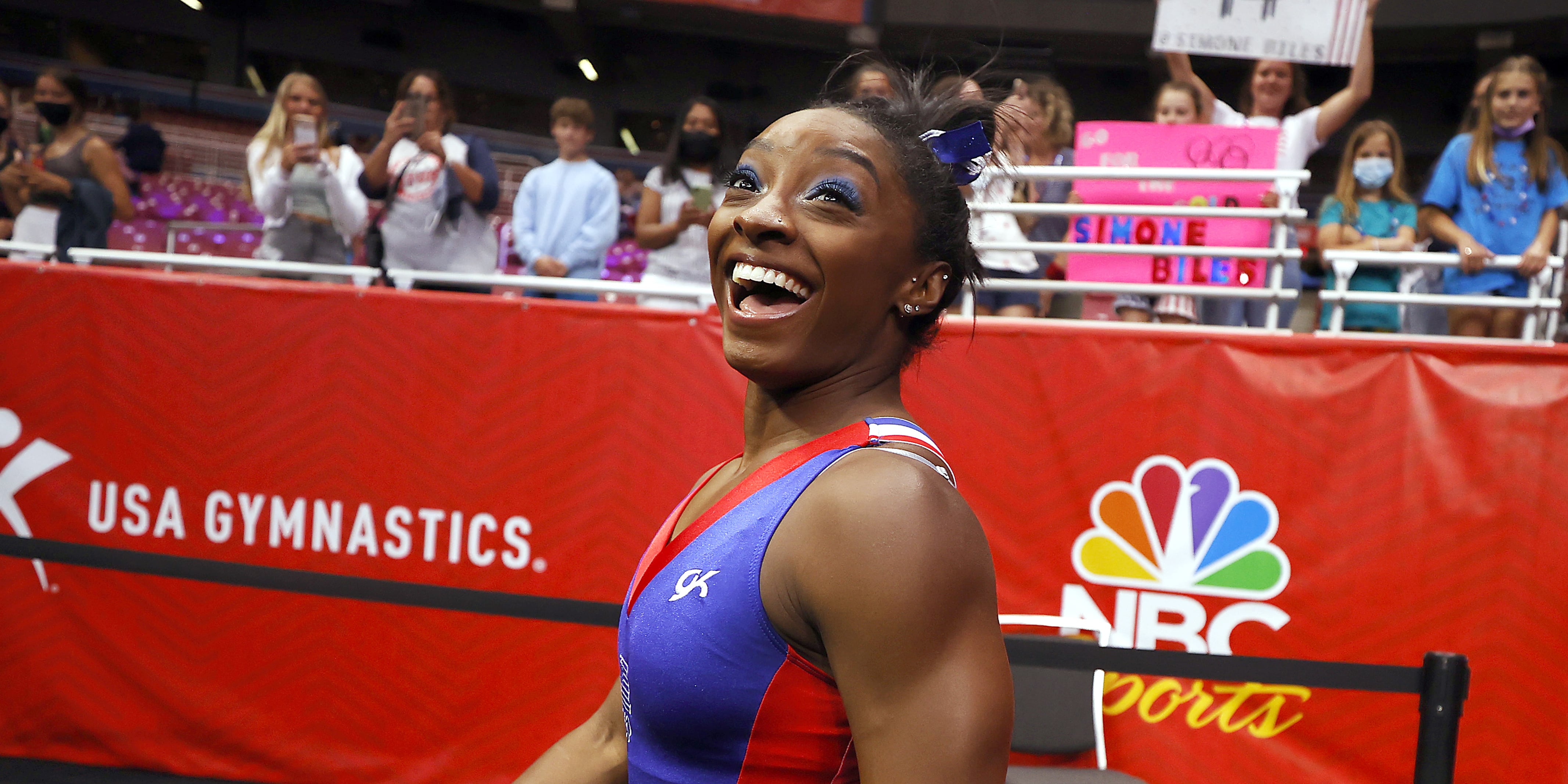 Simone Biles Wears Crystal Goat Slides For Olympic Trials | PS Fitness