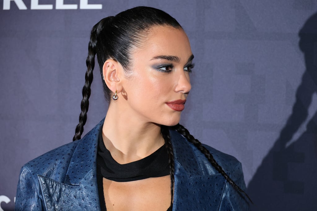 Dua Lipa's "Washed-Denim" Eye Makeup | POPSUGAR Beauty