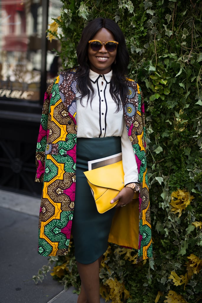 Statement Coat Street Style Trend | POPSUGAR Fashion