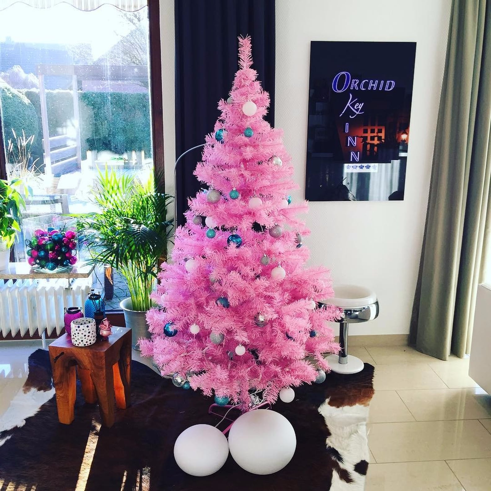 Pink Christmas Tree Ideas | PS Home