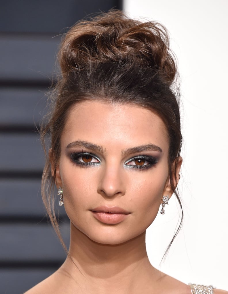 Emily Ratajkowski Makeup | Vanity Fair Oscars Party 2017 | POPSUGAR Beauty