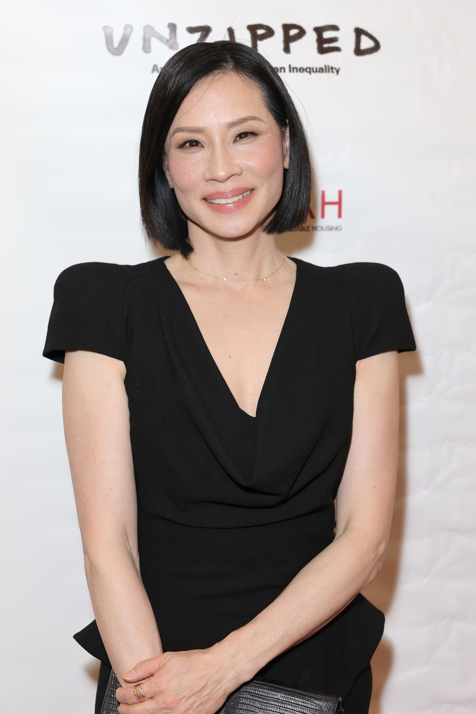 Lucy Liu Debuts Bob Haircut at Unzipped New York Screening | PS Beauty