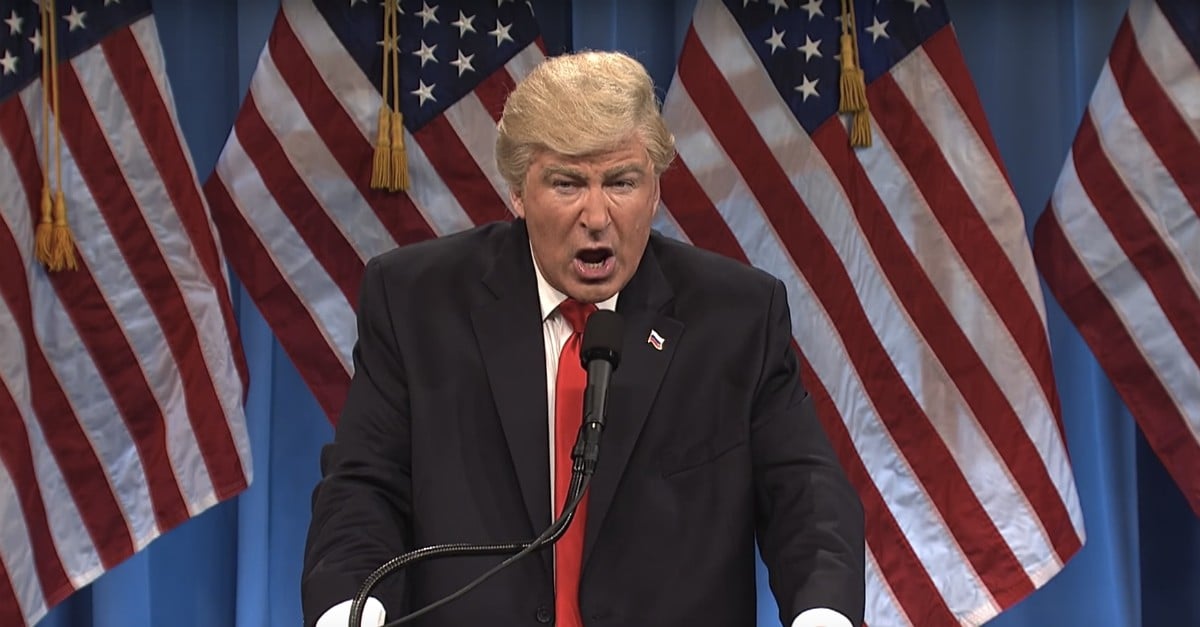 Alec Baldwin Mocks Donald Trump's Press Conference on SNL | POPSUGAR News
