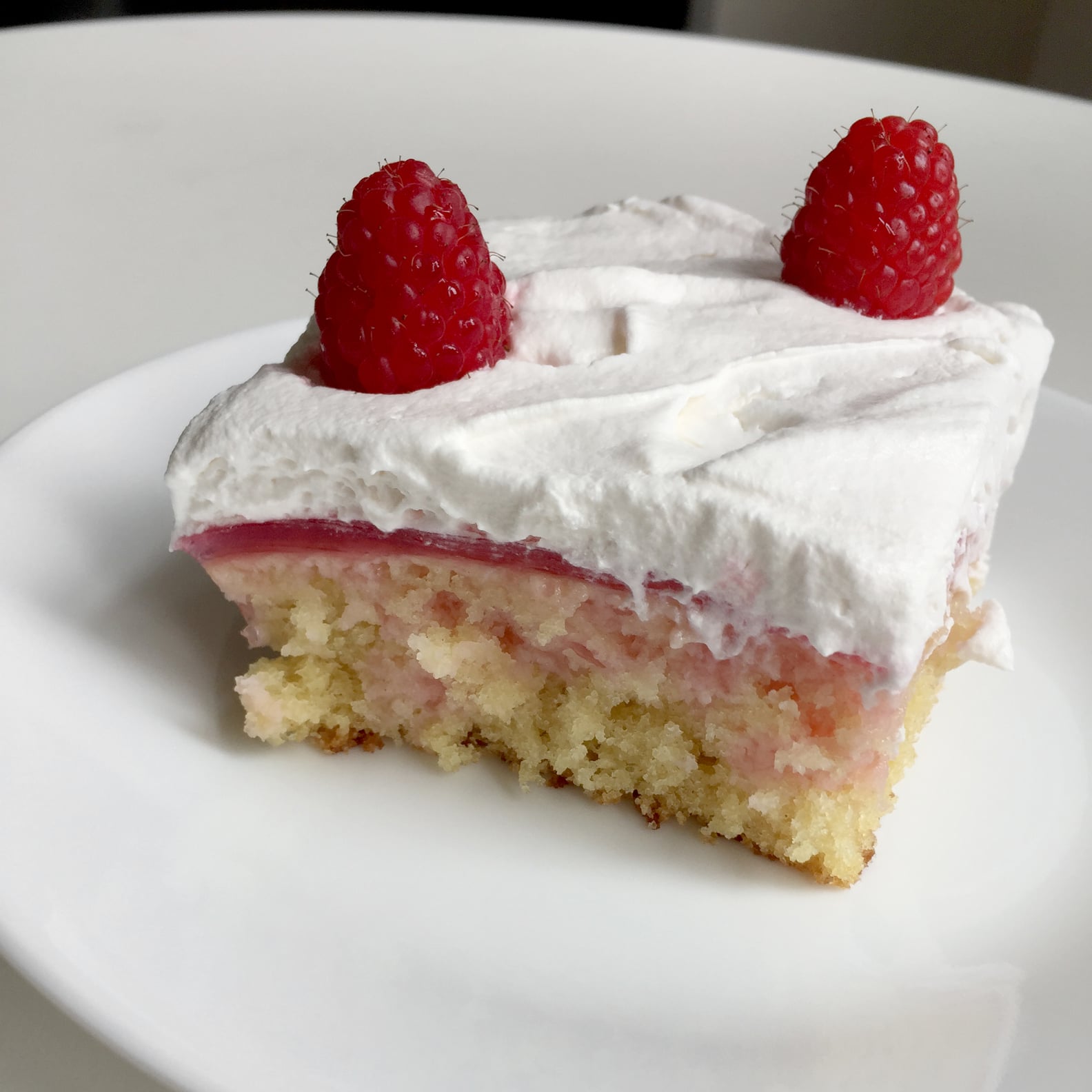 Raspberry Poke Cake Recipe | PS Food