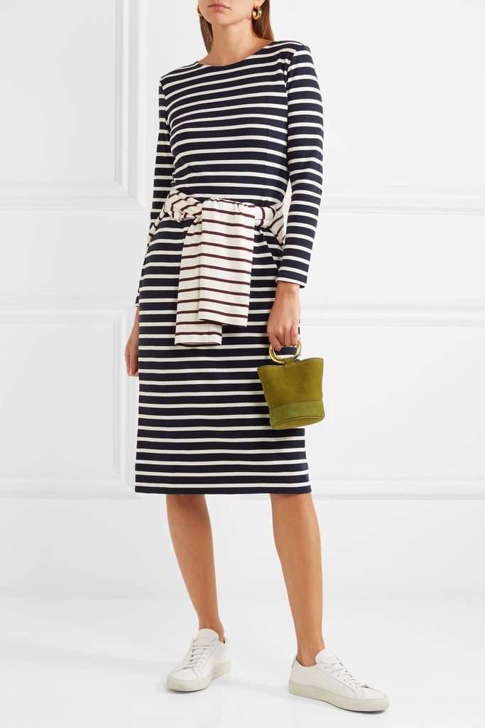 J Crew Chloe Striped Dress Cheap Dresses On Net A Porter Popsugar