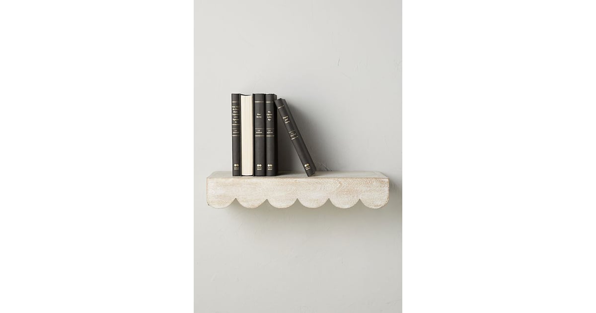 Scalloped Shelf | Best Home Organisers From Anthropologie | POPSUGAR ...