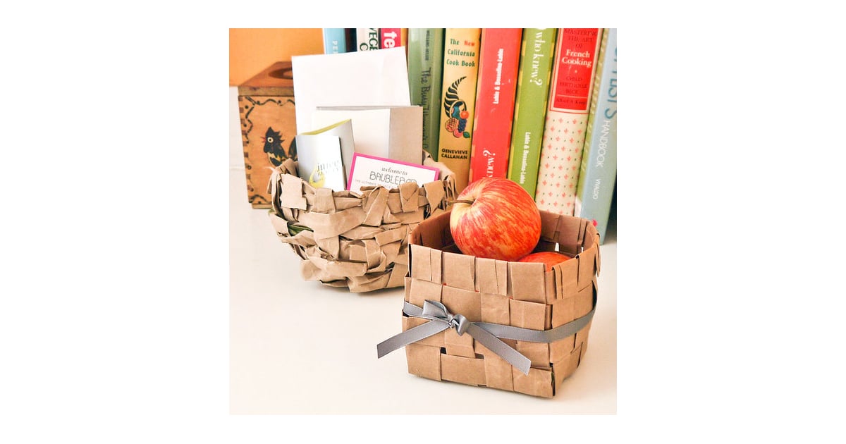 Paper Bag Baskets | Cool Upcycling Projects | POPSUGAR Smart Living UK ...