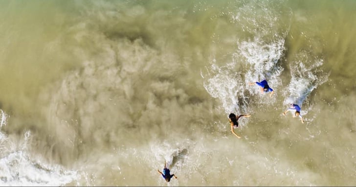 Dad Captures Photos of a Shark Swimming by His Kids | POPSUGAR Family
