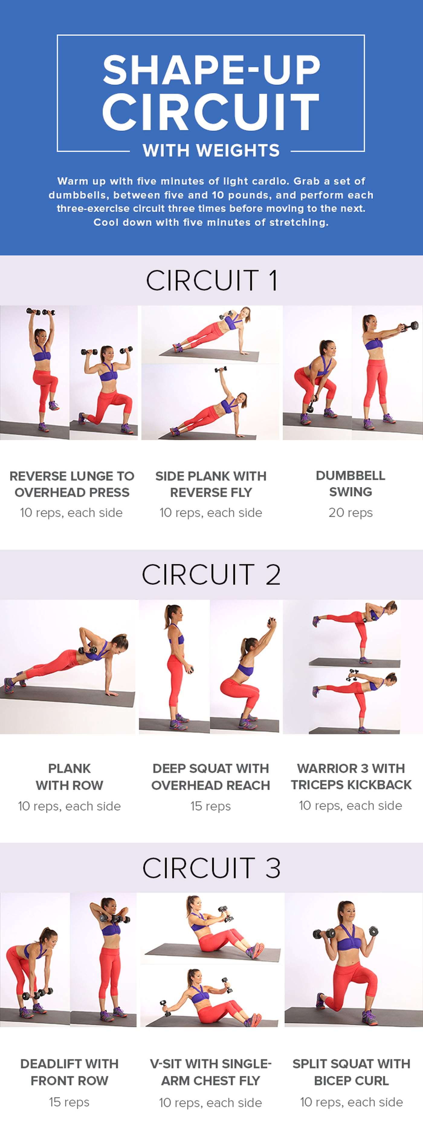 Bikini Workout With Weights | POPSUGAR Fitness