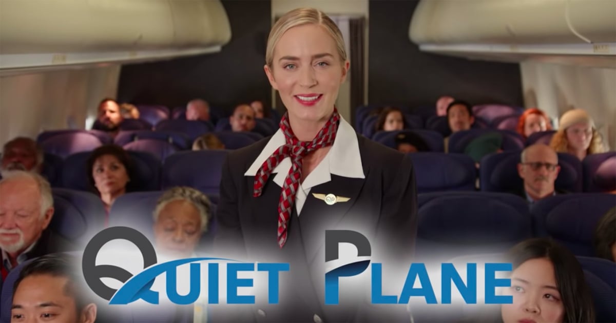 Watch Emily Blunt's A Quiet Plane Parody on Kimmel Live | PS Entertainment