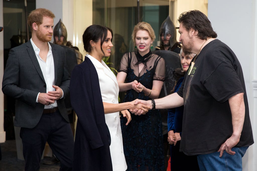 Meghan Markle's Maggie Marilyn Tuxedo Dress October 2018 | POPSUGAR Fashion