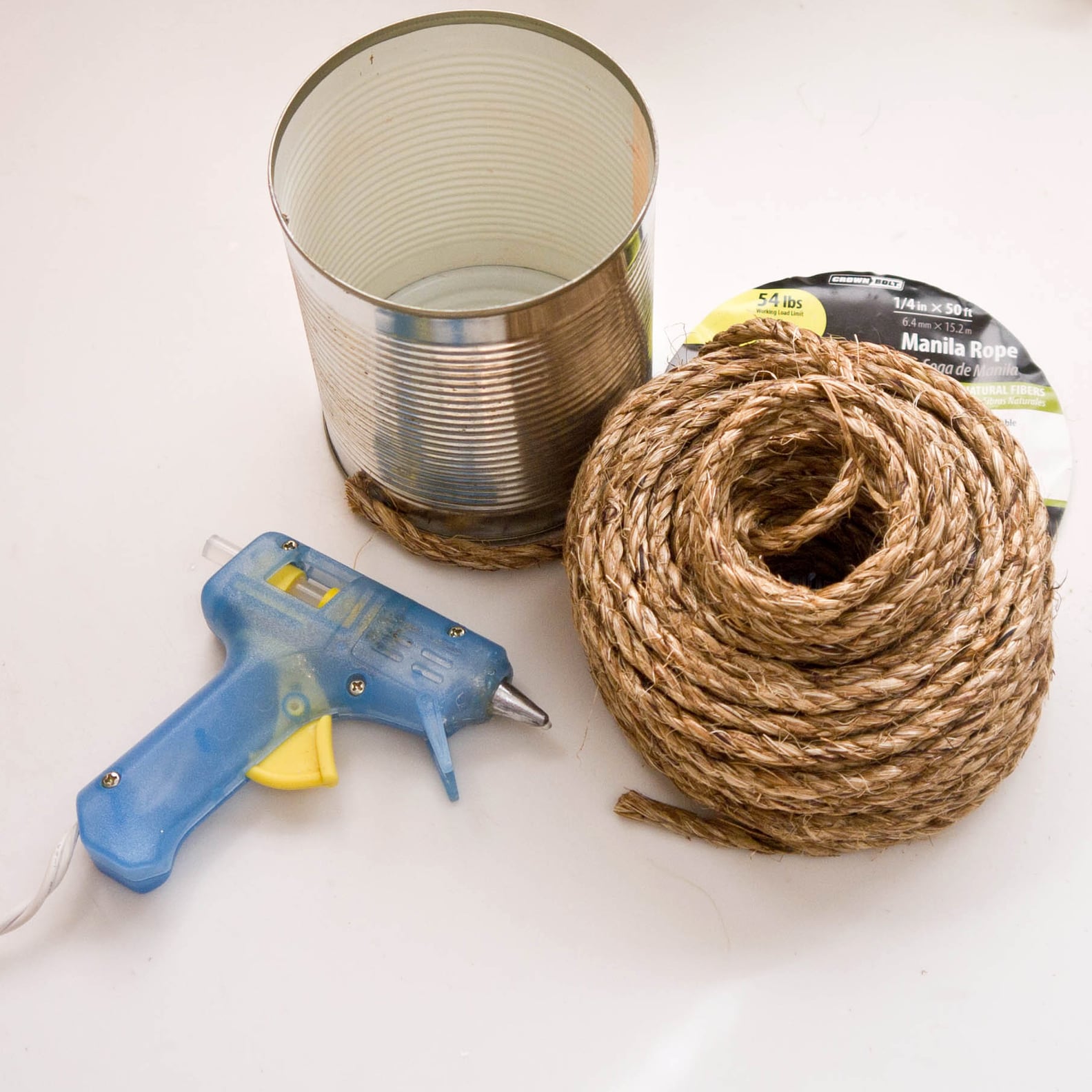 DIY Rope-Covered Can | PS Smart Living