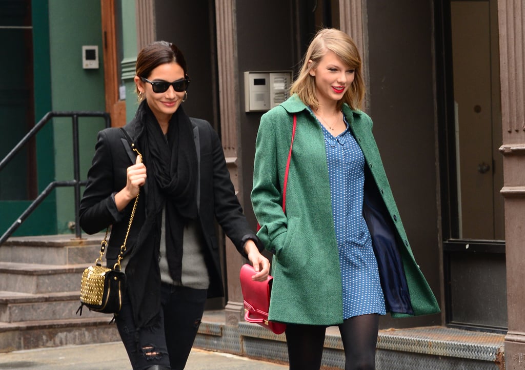 Taylor Swift and Lily Aldridge Hang Out in NYC | Pictures | POPSUGAR ...