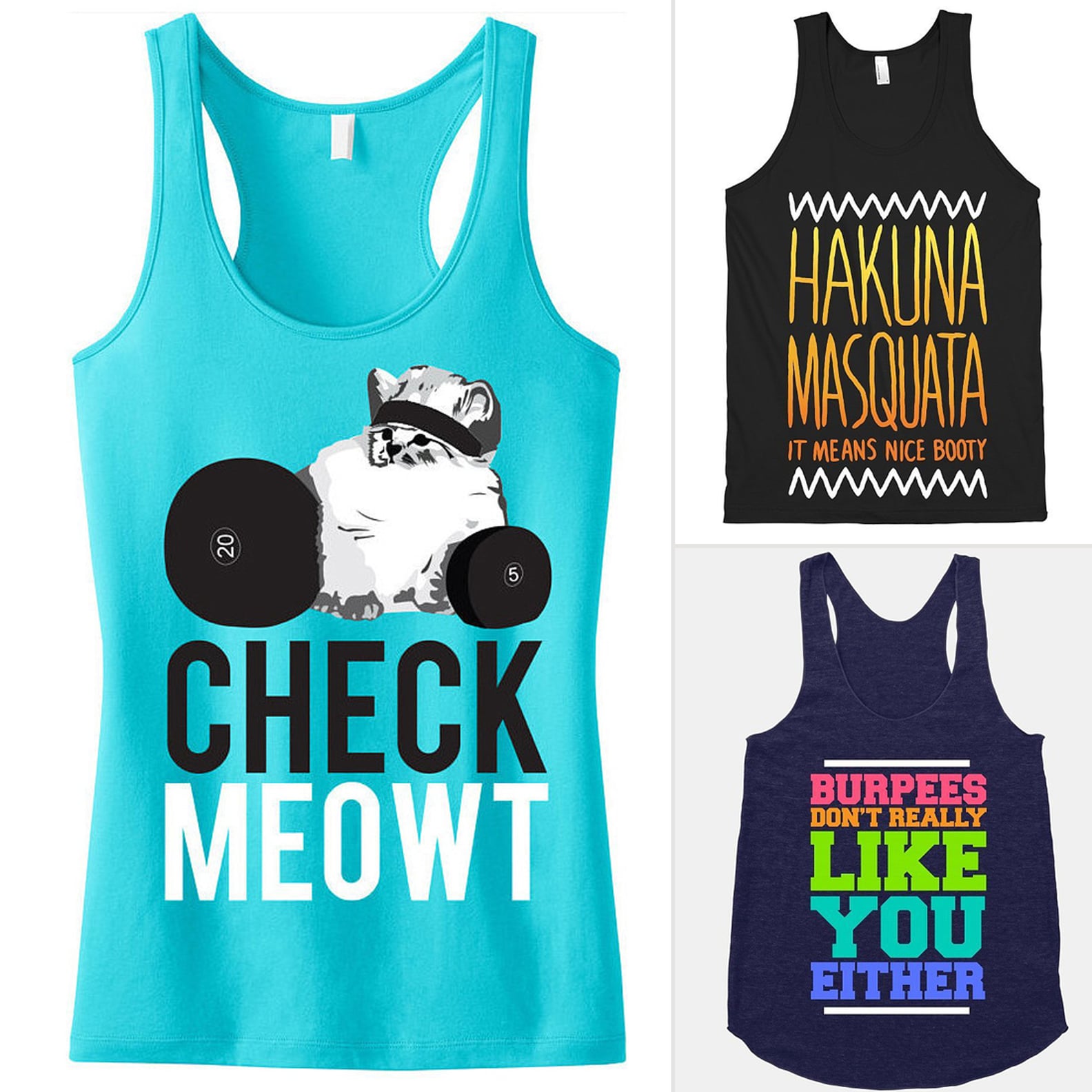 Funny Fitness Tanks and T-Shirts | PS Fitness