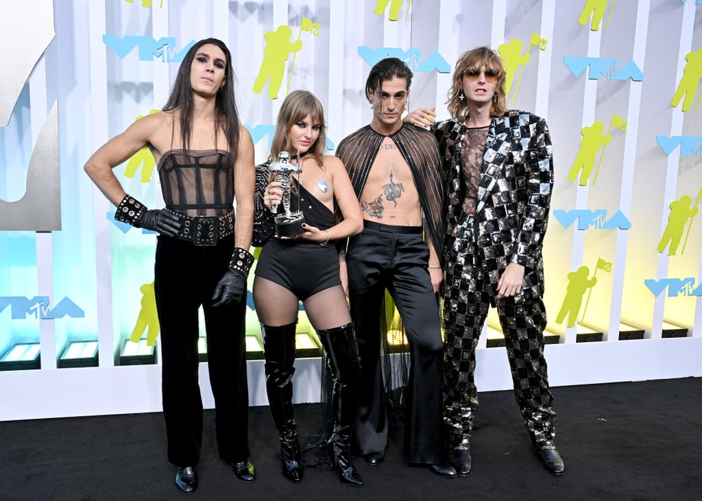 Celebrities Who Wore Black to the 2022 MTV VMAs | POPSUGAR Fashion UK