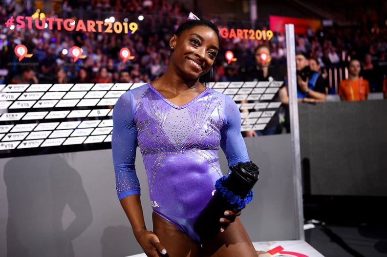Simone Biles Totally Nailed the Handstand Challenge | Video | POPSUGAR ...