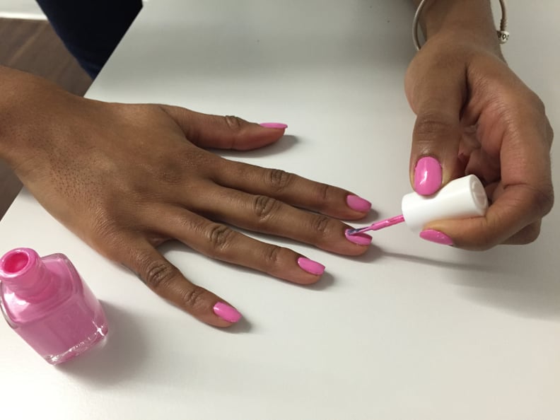 Reverse French Manicure Nail Art DIY | POPSUGAR Beauty