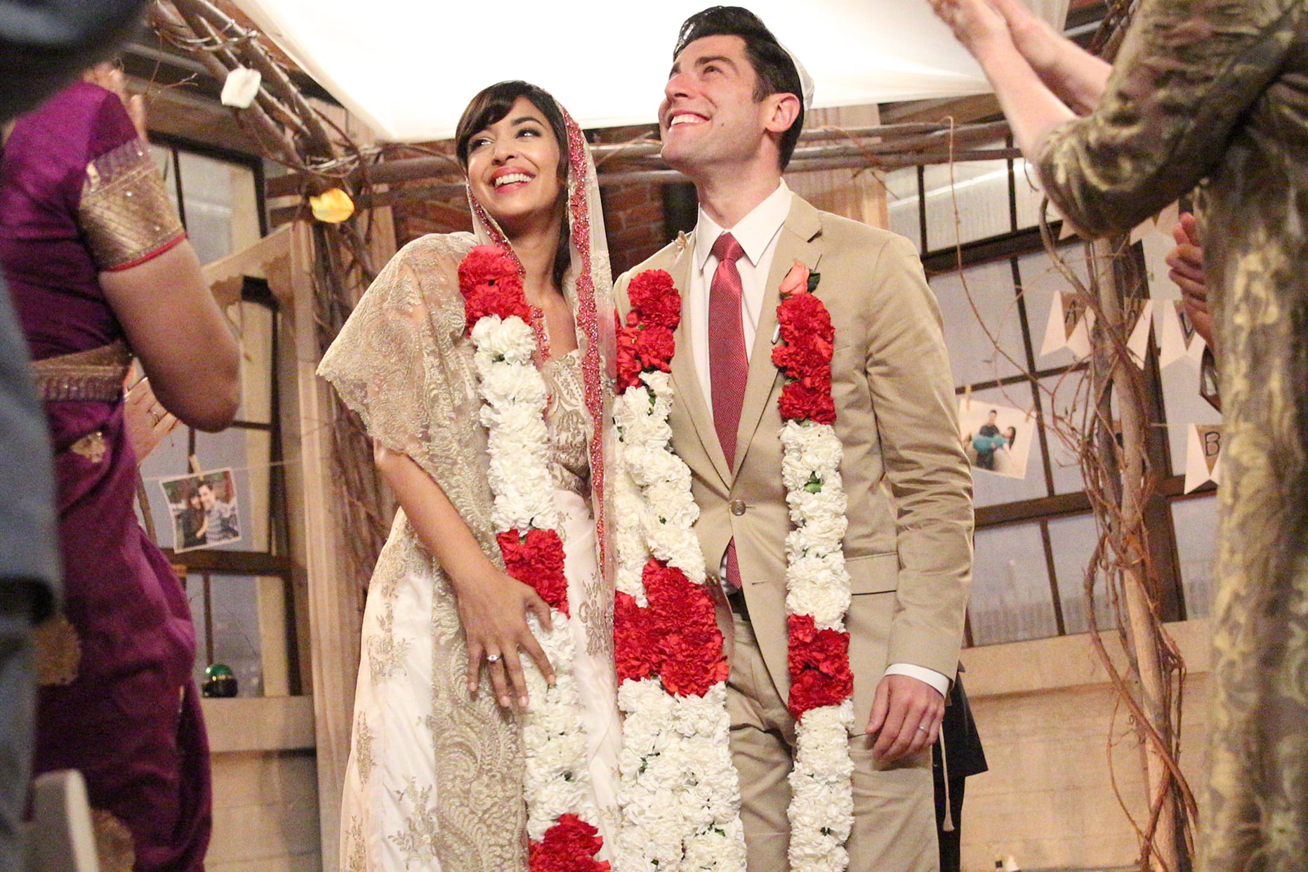 New Girl Schmidt And Cece s Wedding Pictures POPSUGAR Entertainment