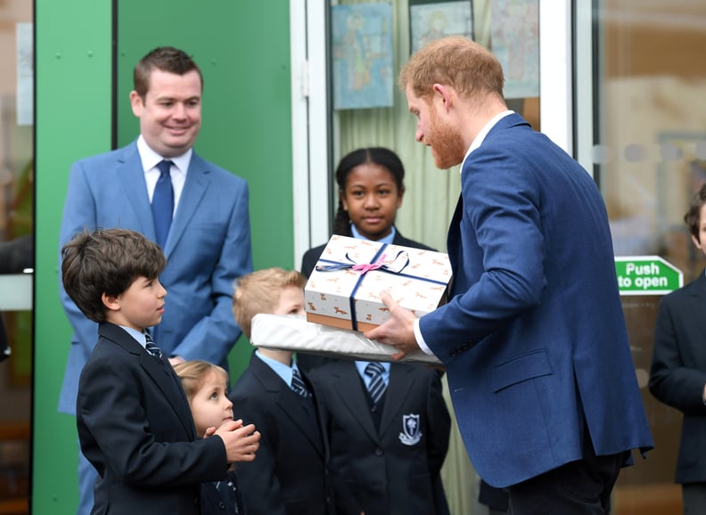 Prince Harry at St. Vincent's Catholic Primary School 2019 | POPSUGAR ...