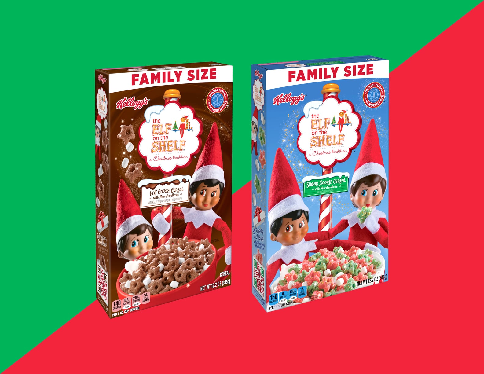 Elf on the Shelf Hot Cocoa and Sugar Cookie Holiday Cereals | PS Family