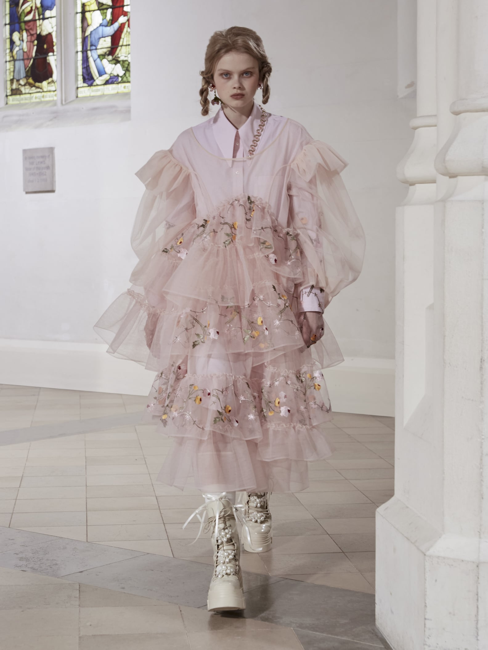 Simone Rocha Fall 2021 Features Patchwork and Regencycore | PS Fashion