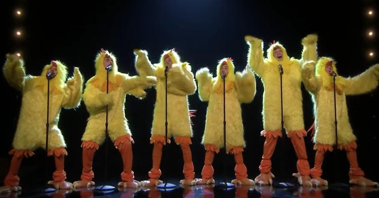 Backstreet Boys Singing "Everybody" in Chicken Suits Video | PS ...