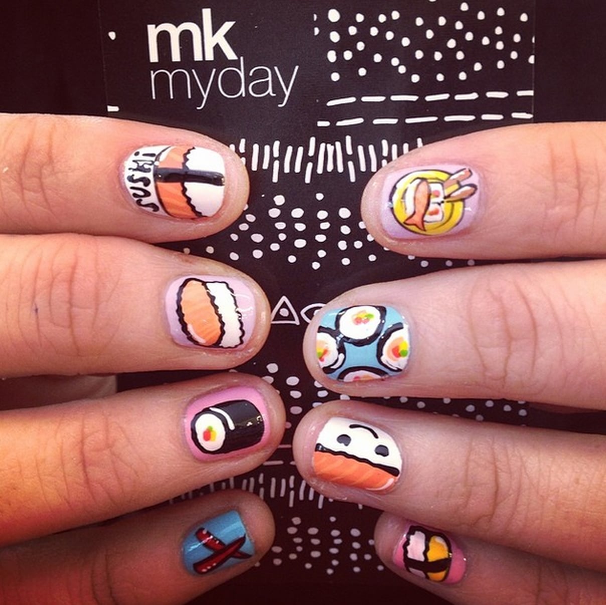 Sushi Nail Art | PS Beauty