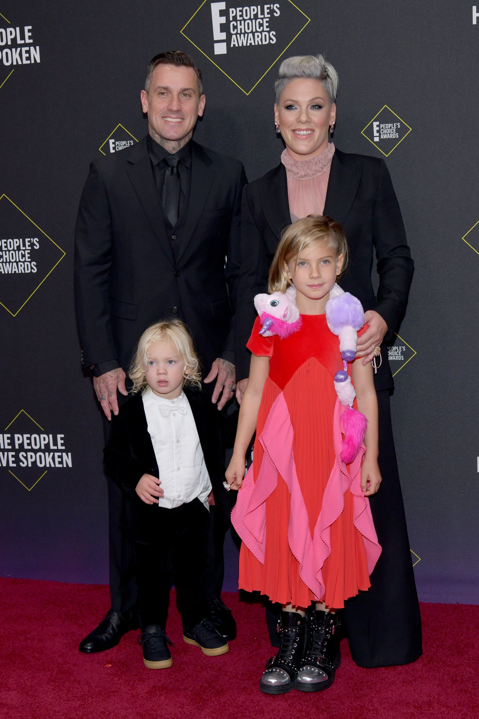 Pink and Her Kids at the 2019 People's Choice Awards Photos | PS Celebrity