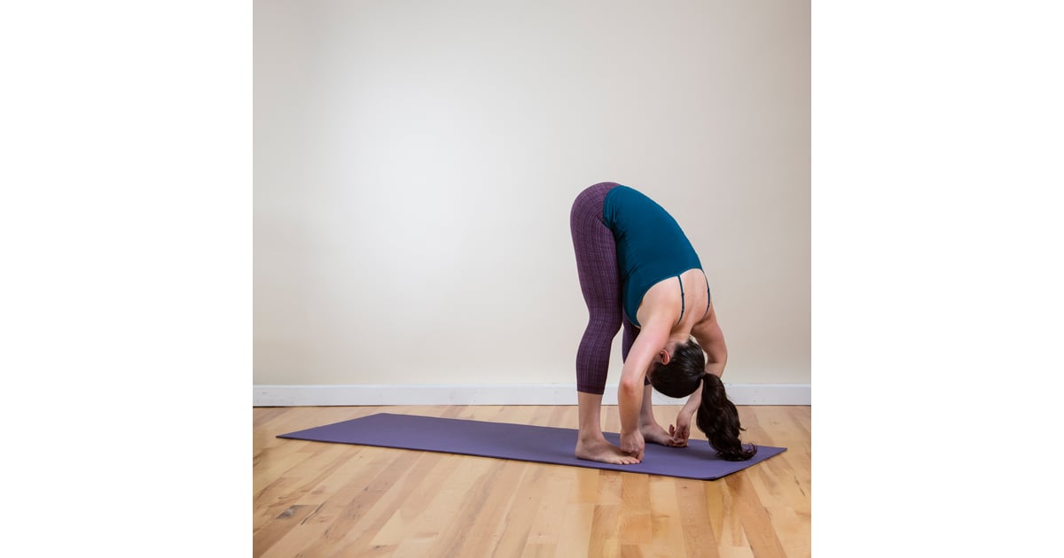Standing Forward Bend | Fire-Building Yoga Sequence | POPSUGAR Fitness ...