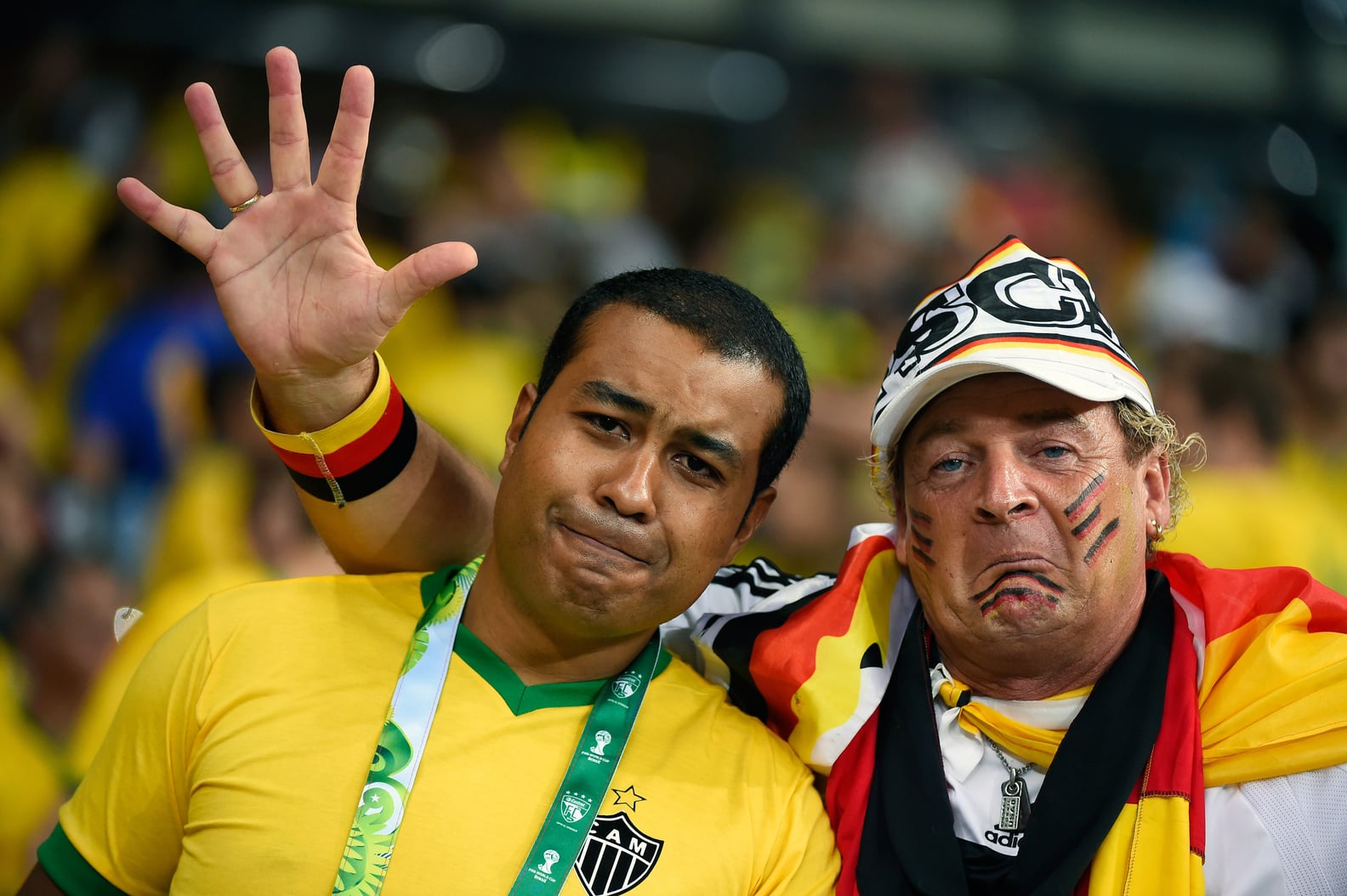 World Cup Fans at Brazil vs. Germany Match | Pictures | POPSUGAR Celebrity