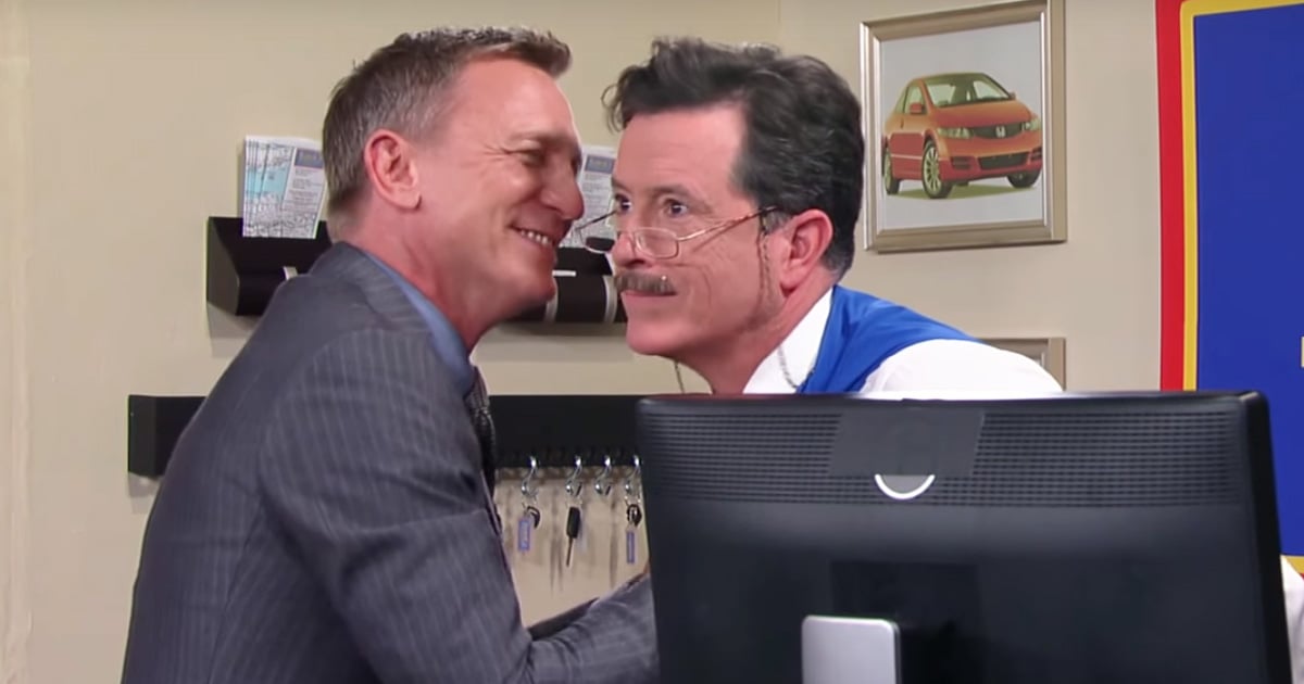 Daniel Craig and Stephen Colbert's Car Rental Sketch | PS Entertainment