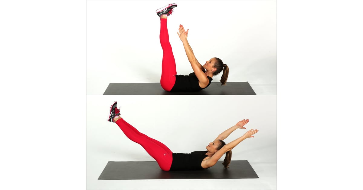 V Crunch | Best Core Workout For Women | POPSUGAR Fitness Photo 4