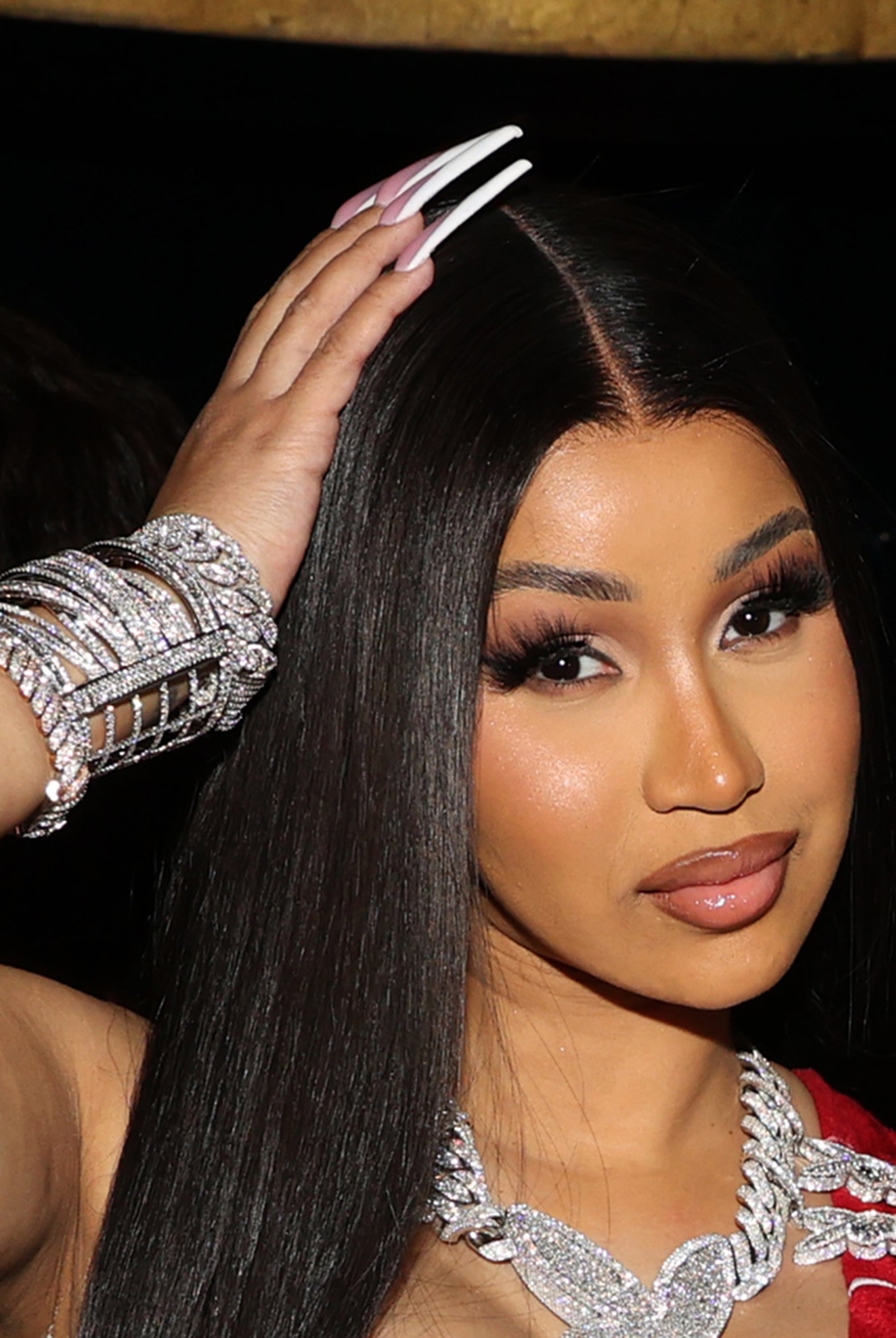 Cardi B's Green Hair Color and Lob Hairstyle: See Photos | POPSUGAR Beauty