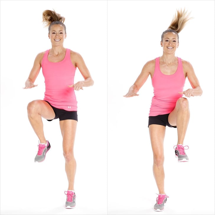 High Knees | Workout For Fat Loss | POPSUGAR Fitness UK Photo 14