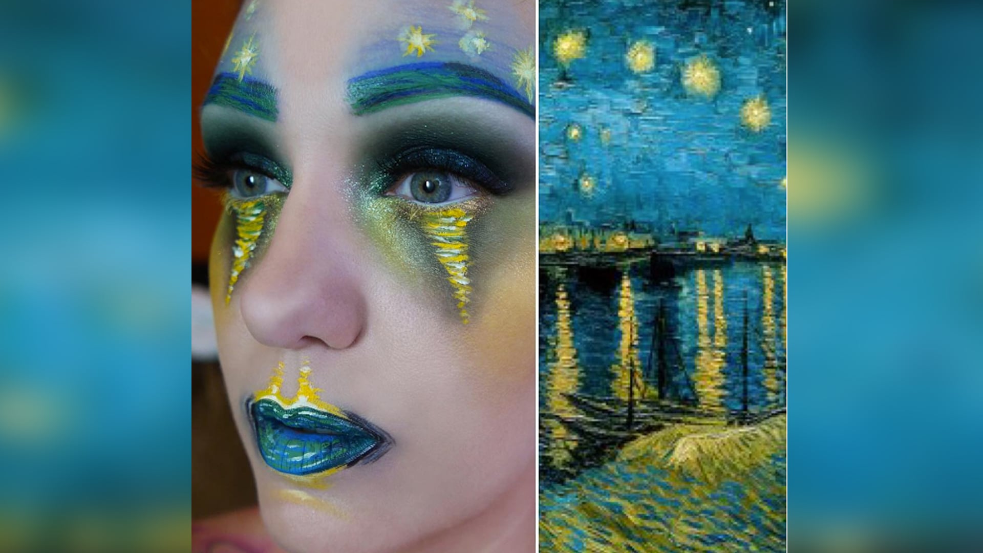 Makeup Artist Re-Creates Paintings (Video) | PS Beauty