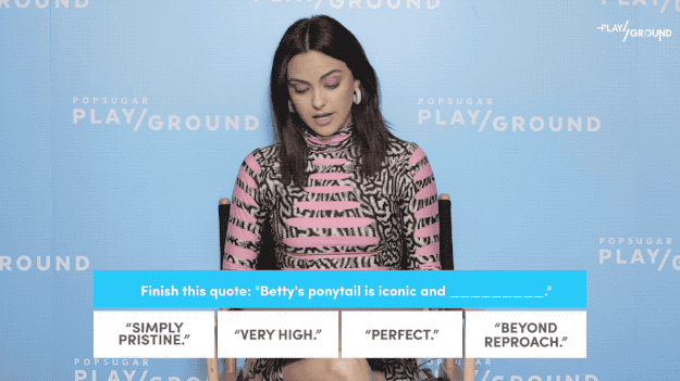 Camila Mendes Takes POPSUGAR's Riverdale Trivia Quiz Video | PS ...