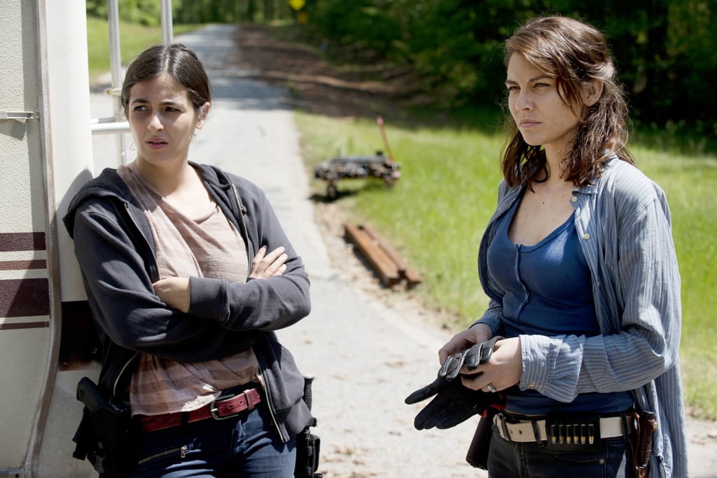 Lauren Cohan Talking About The Walking Dead | POPSUGAR Entertainment
