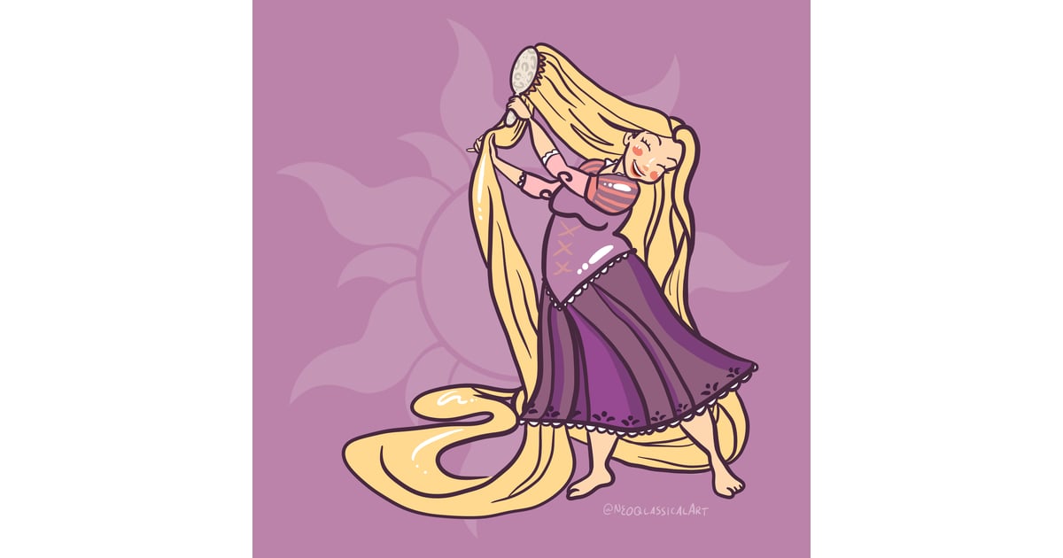 Curvy Rapunzel | Best Disney Princess Fan Art | POPSUGAR Love UK Photo 93