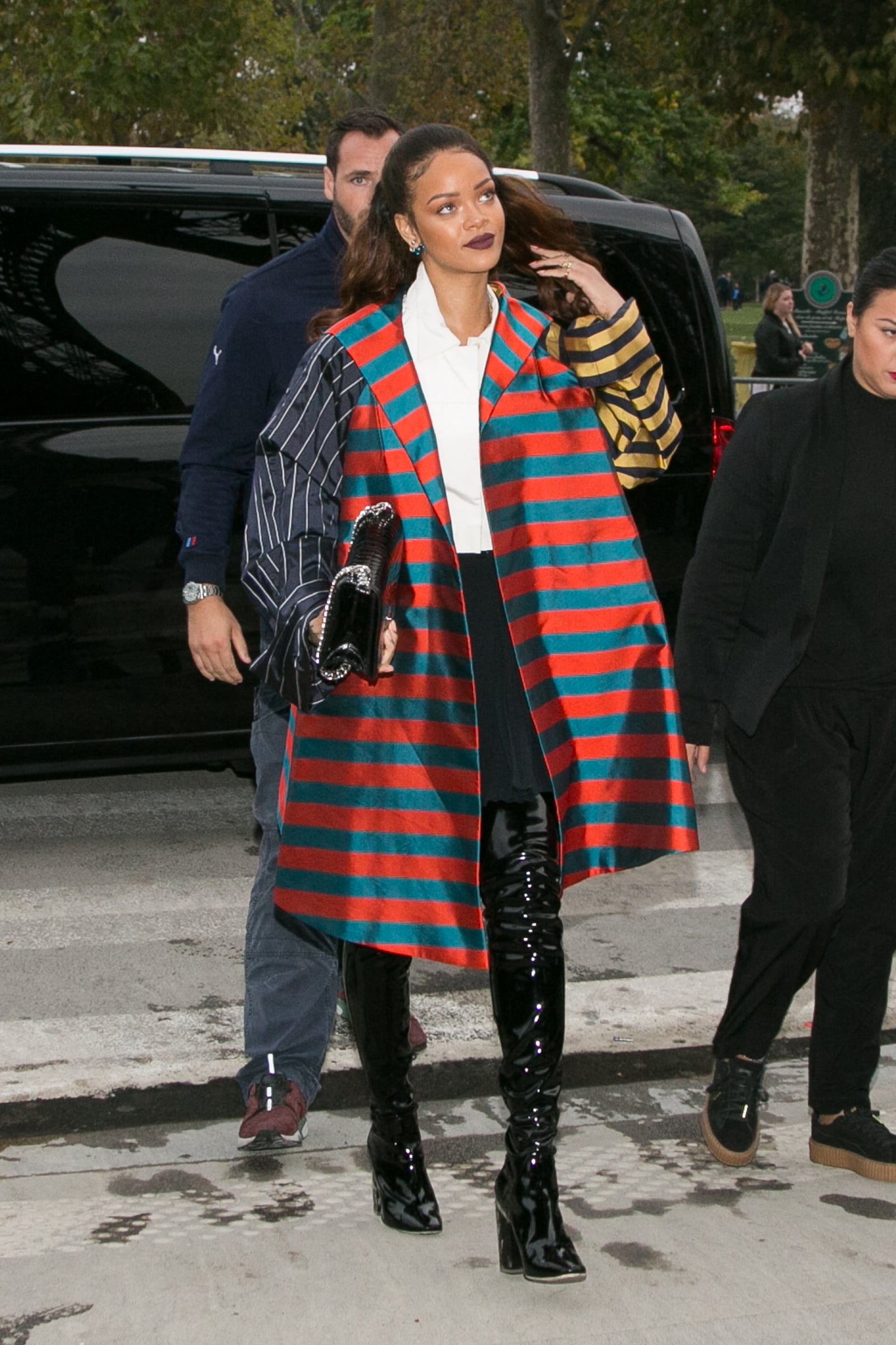 Take a Look at 24 of Rihanna's Most Stylish Coat Moments | PS Fashion
