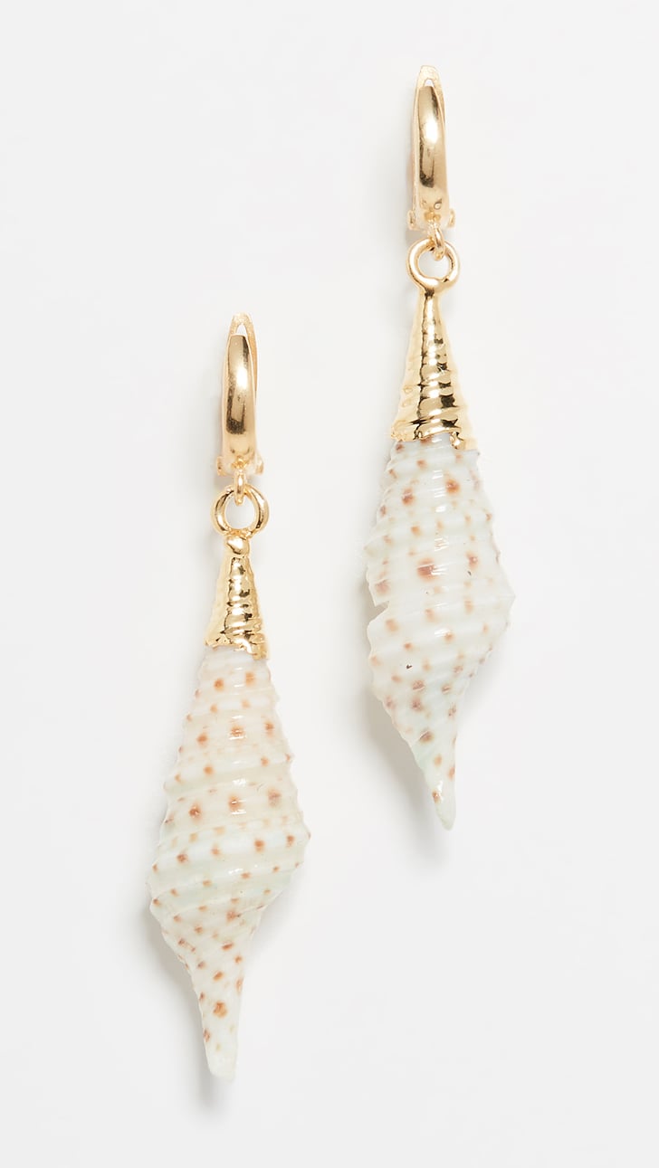 Maison Irem Big Conch Shell Earrings | Best Statement Earrings 2019 ...