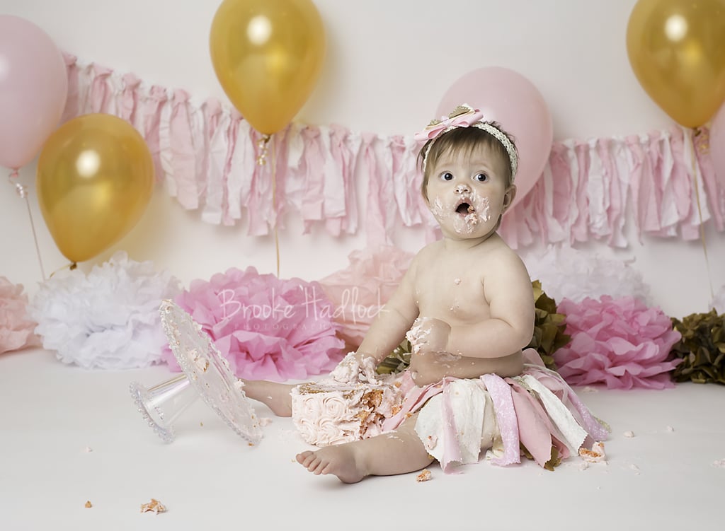 Baby Cake-Smash Photo Ideas | POPSUGAR Family