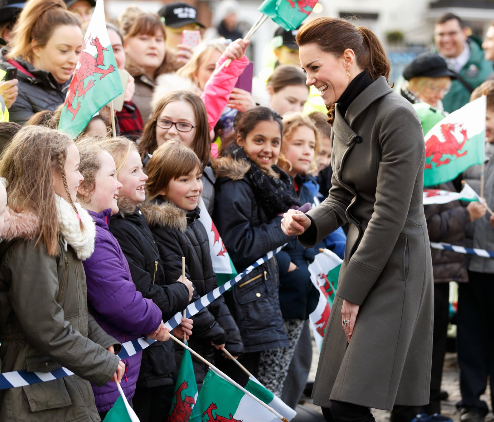 Pictures of Kate Middleton With Little Girls | POPSUGAR Celebrity