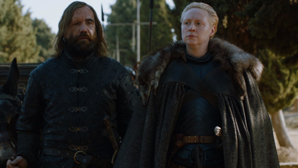Brienne and The Hound Bonding on Game of Thrones Reactions | POPSUGAR ...